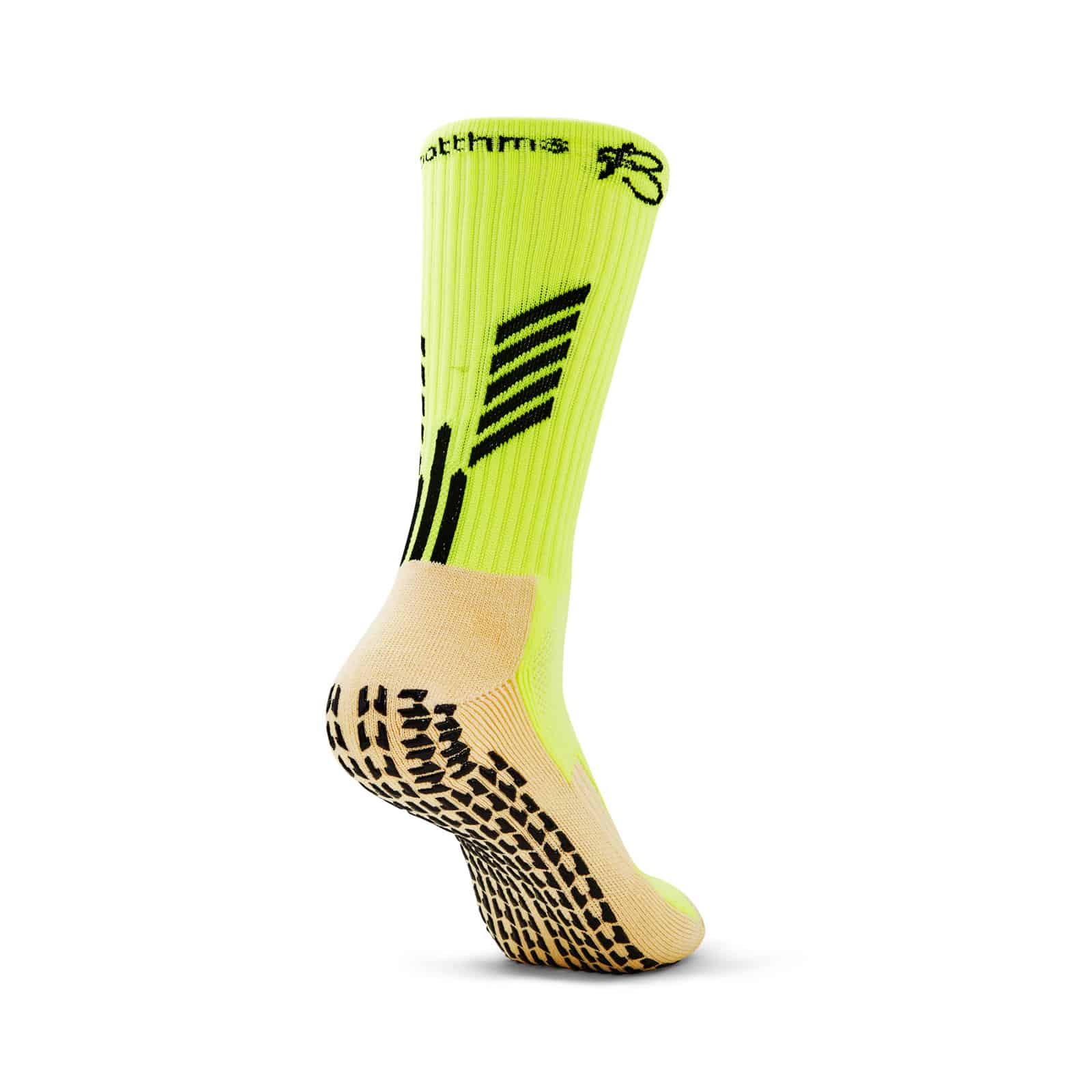 botthms Neon Yellow Grip Socks | The Rugby Shop