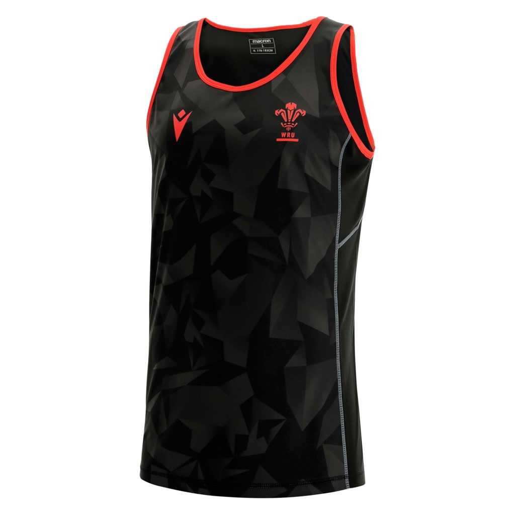 Official 21/22 Welsh Rugby Training Singlet/Vest | The Rugby Shop