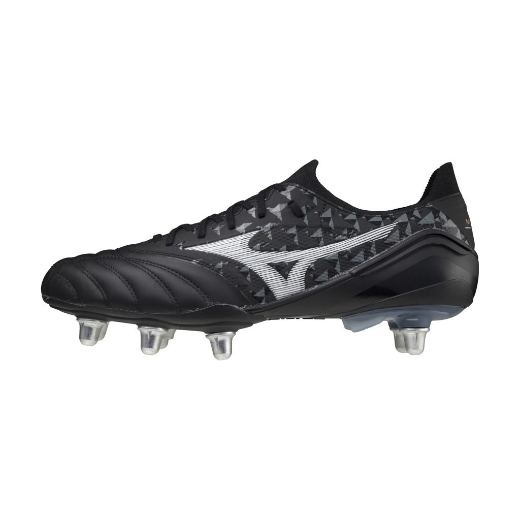 Mizuno Morelia Neo Elite Full Stud - Origami Black | The Rugby Shop