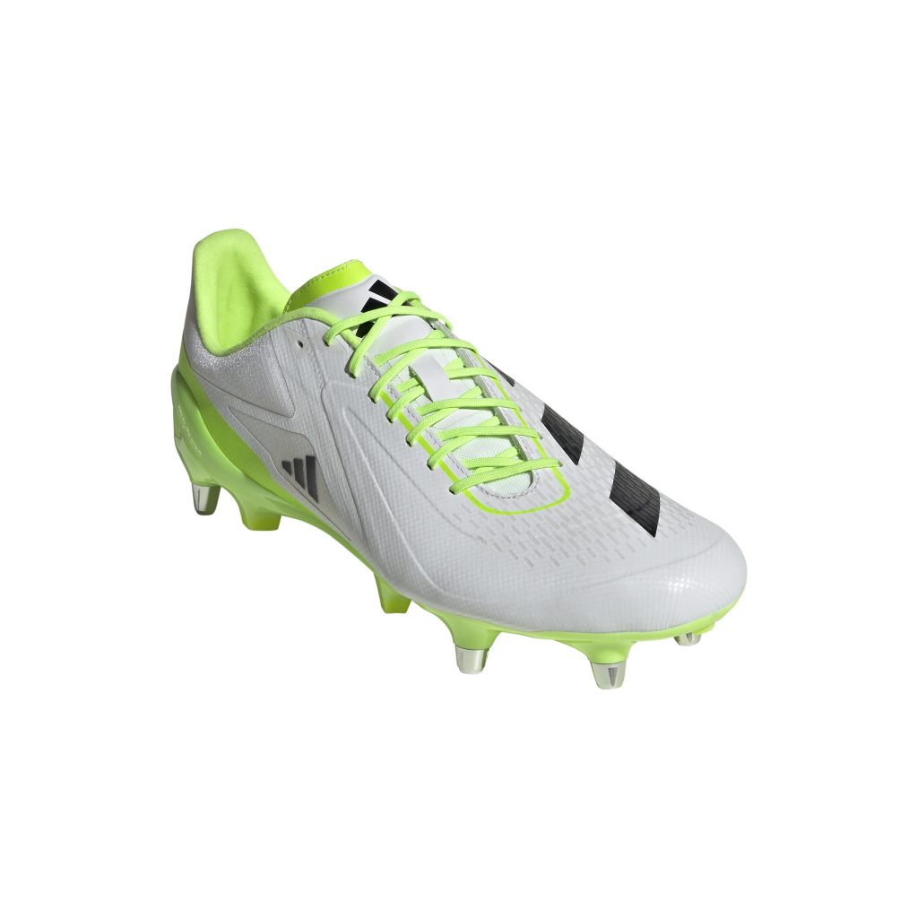 Adizero RS15 Ultimate Rugby Boot (SG) - White | The Rugby Shop