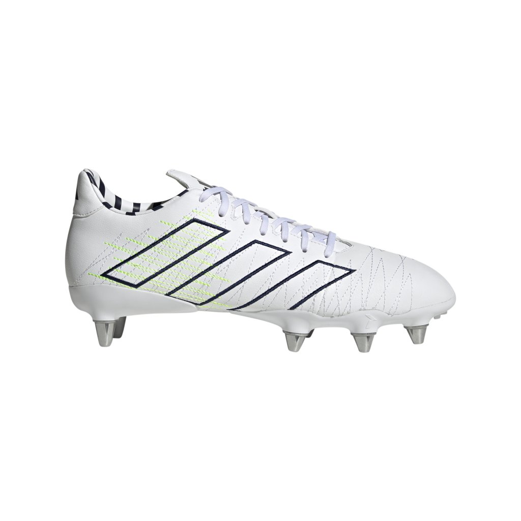 adidas Kakari Elite Rugby Boots (SG) White | The Rugby Shop