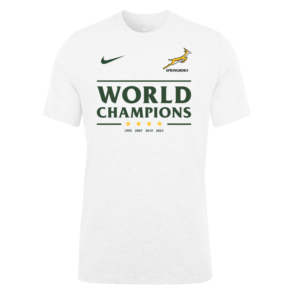 Springboks RWC 2023 Winners T-shirt | South Africa | The Rugby Shop