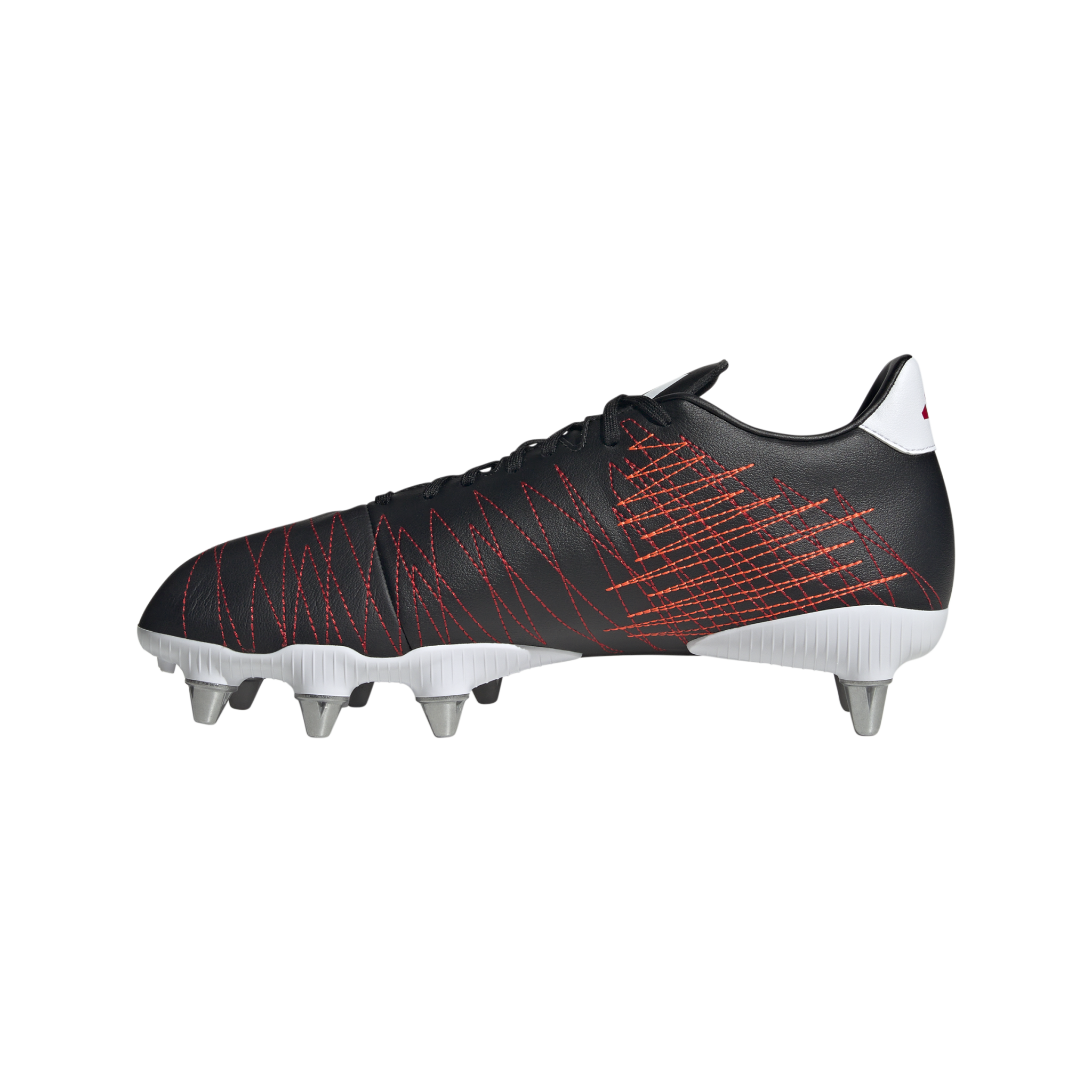 adidas Kakari Elite Rugby boots | Black/Red | The Rugby Shop